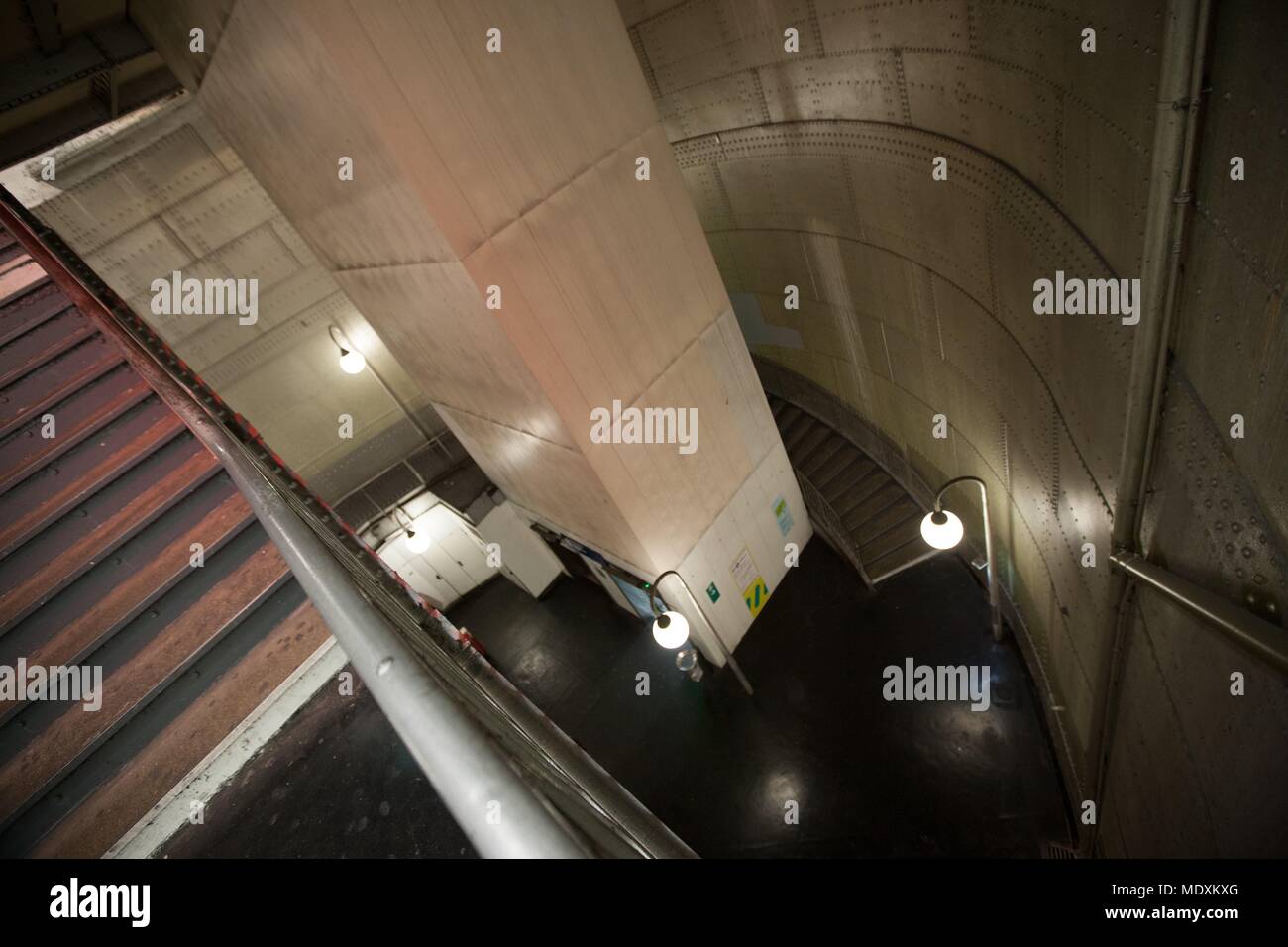 Paris, Metro station Cité, stairs Stock Photo - Alamy