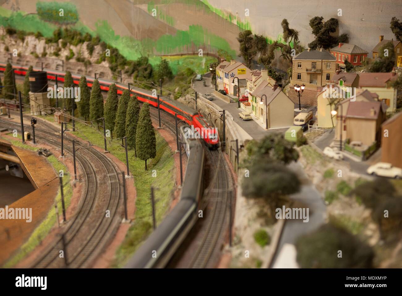 Paris, Gare de l'Est, underground, IFAC, train scale modelling Stock ...