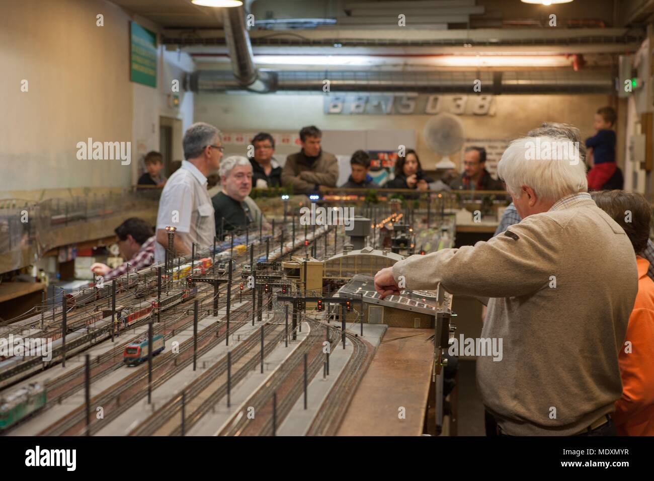 Paris, Gare de l'Est, underground, IFAC, train scale modelling Stock ...
