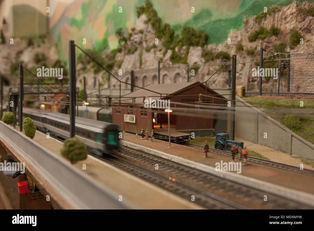 Paris, Gare de l'Est, underground, IFAC, train scale modelling Stock ...