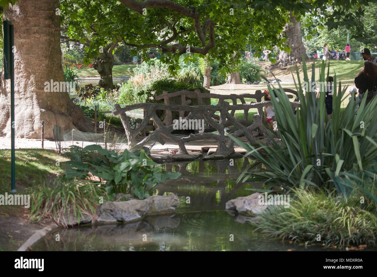 Paris,square des batignolles Stock Photo - Alamy