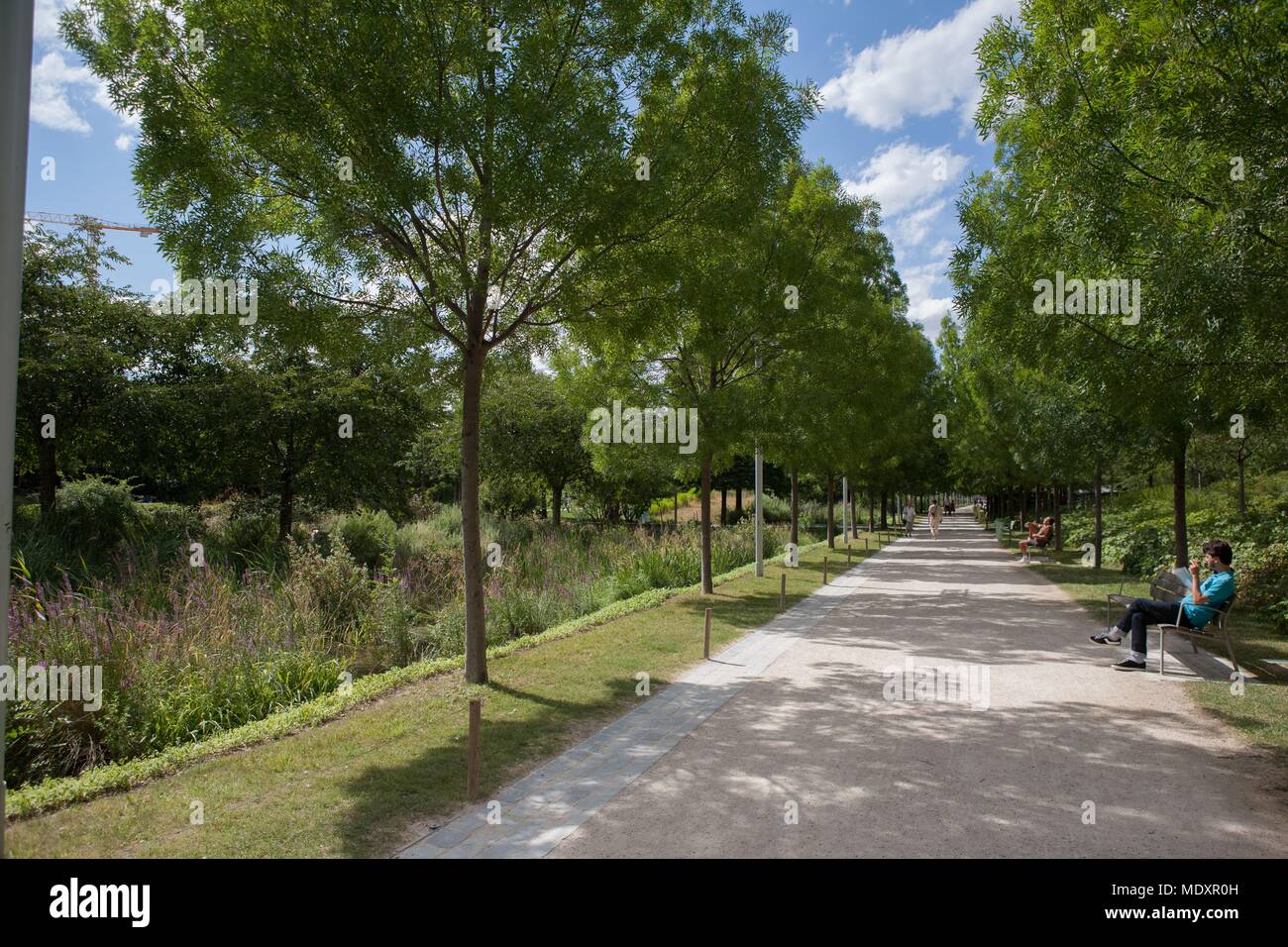 Paris, parc martin luther king, project clichy batignolles ...
