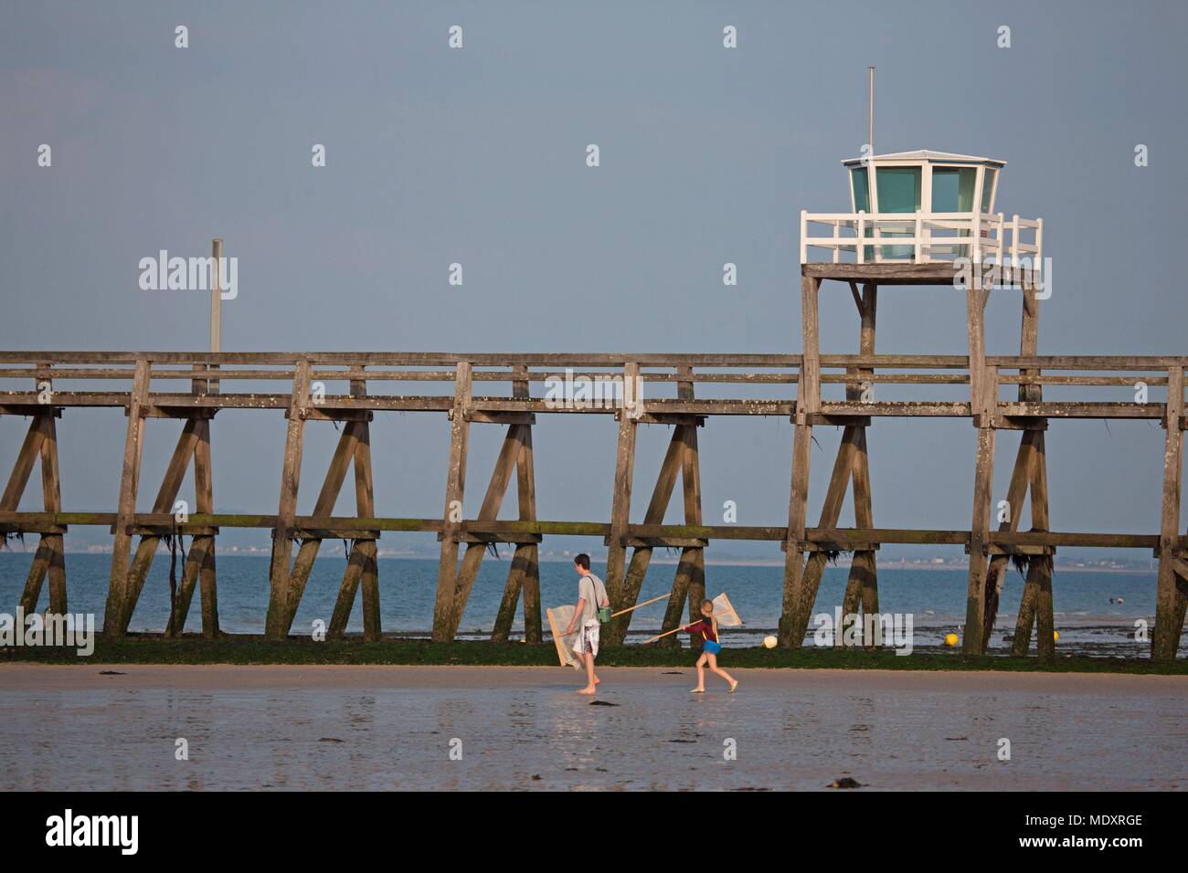 France, Lower Normandy, landing beaches, cote de nacre, luc sur mer ...