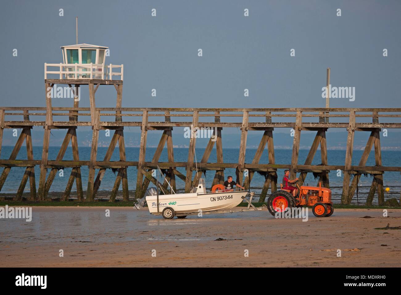 France, Lower Normandy, landing beaches, cote de nacre, luc sur mer ...