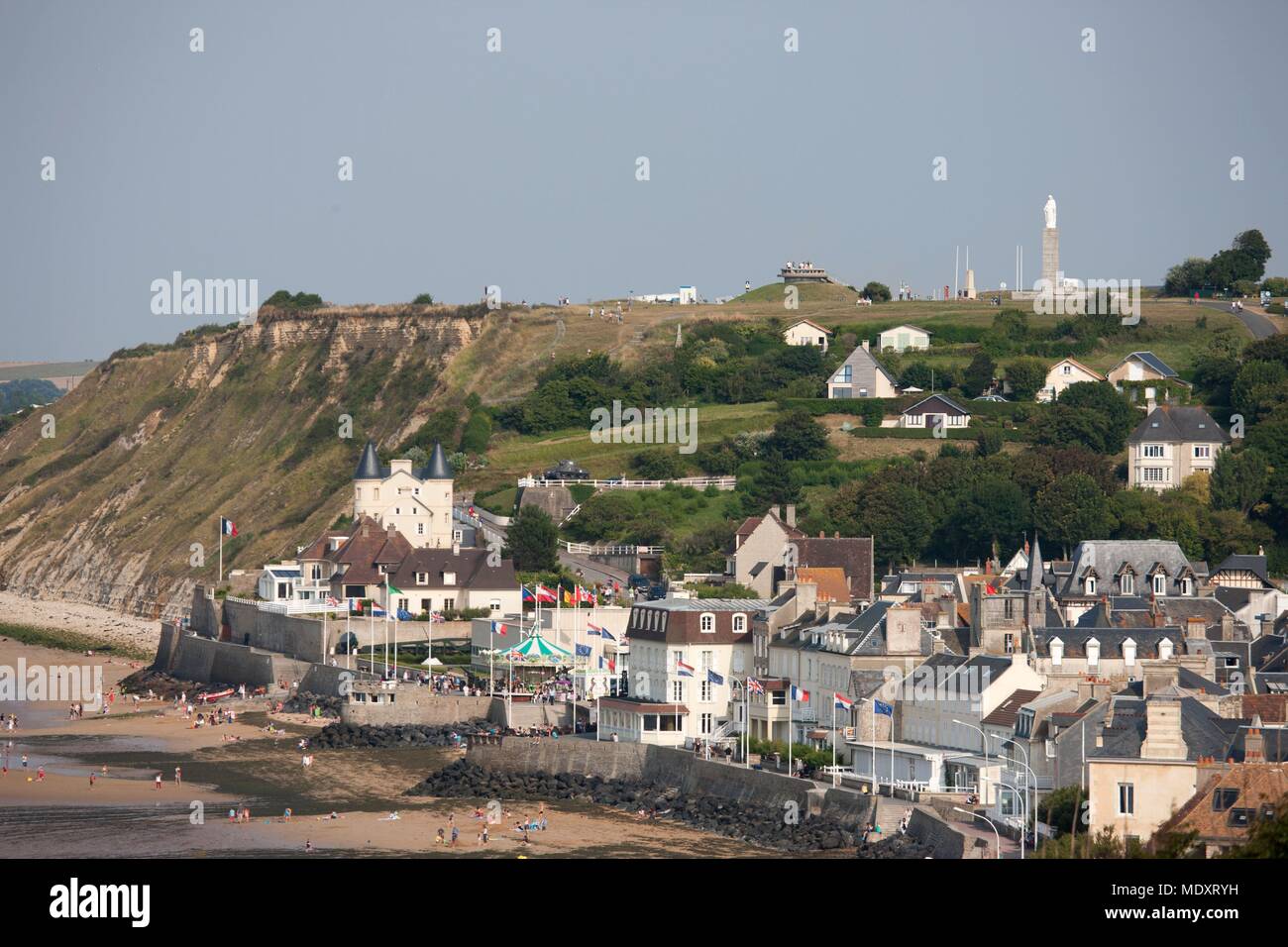 France, Lower Normandy, Bessin, landing beaches, Arromanches les bains ...