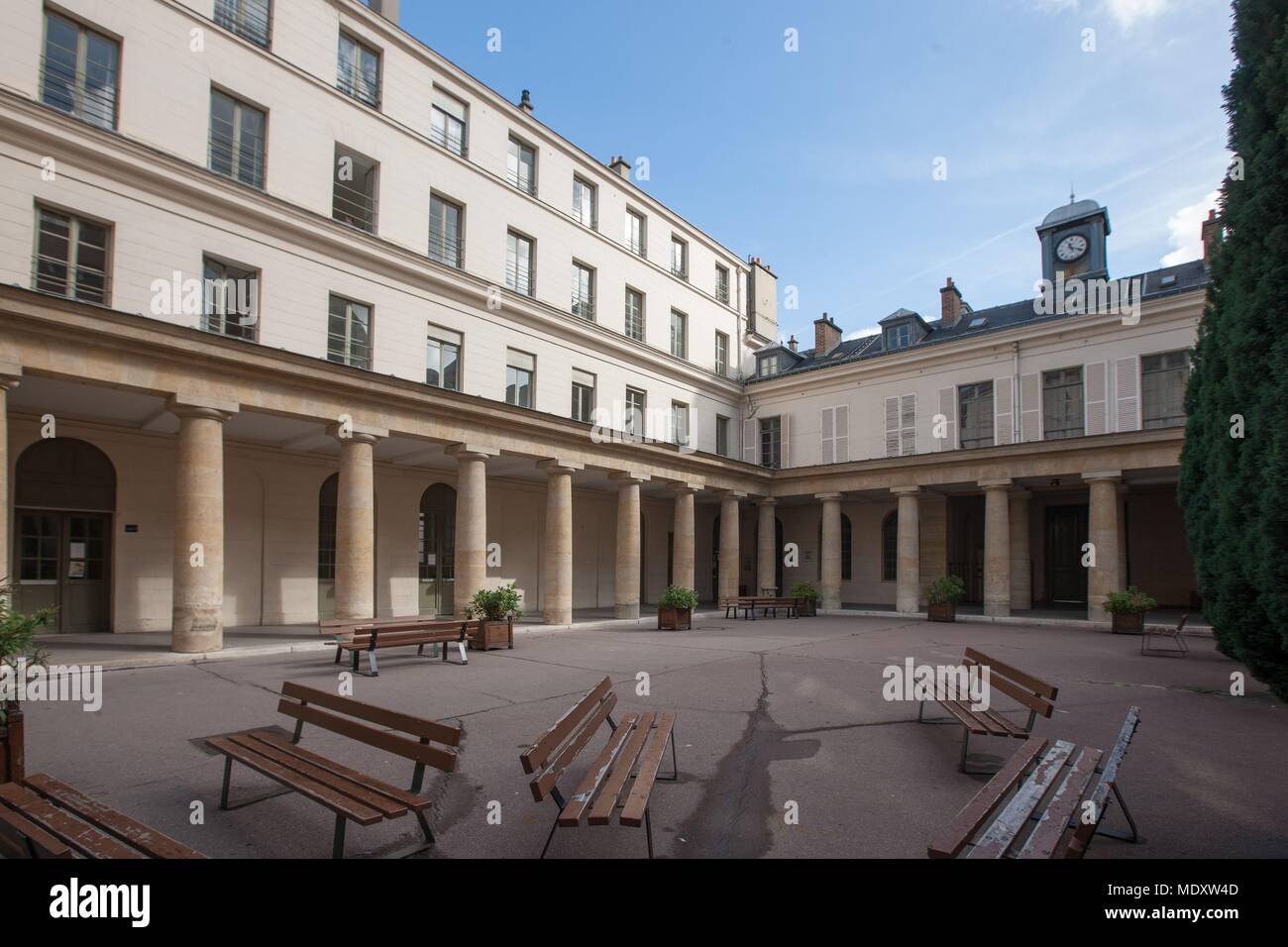 Paris, 8 rue du havre, lycee condorcet, former cloister of Friars Minor ...