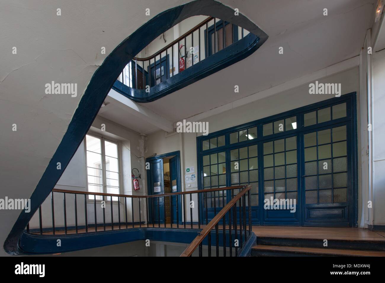 Paris, 8 rue du havre, lycee condorcet Stock Photo - Alamy