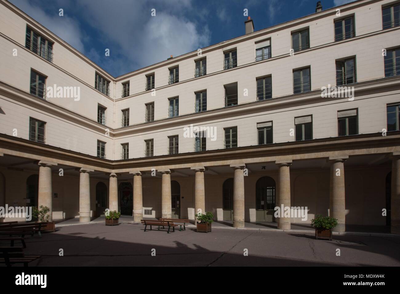 Paris, 8 rue du havre, lycee condorcet, former cloister of Friars Minor ...