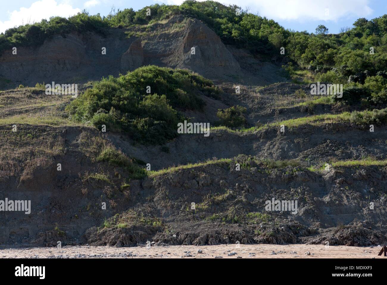 France, Lower Normandy, Calvados, Côte Fleurie, houlgate, beach ...