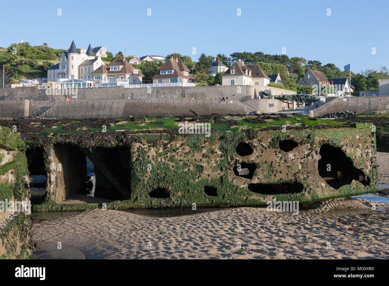 France, Bessin, the D-Day Landing beaches, Arromanches les bains ...