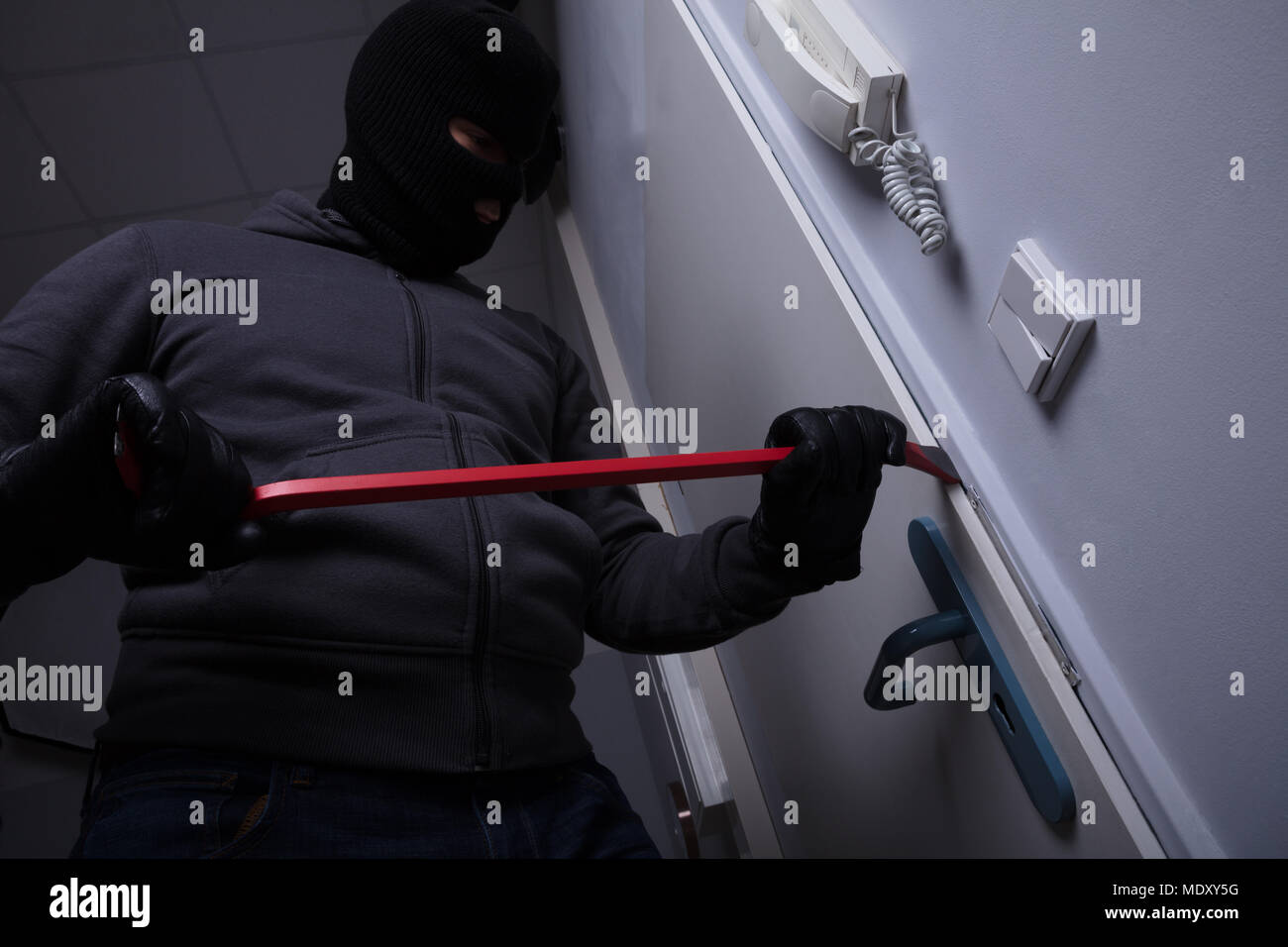 Breaking open door hi-res stock photography and images - Alamy