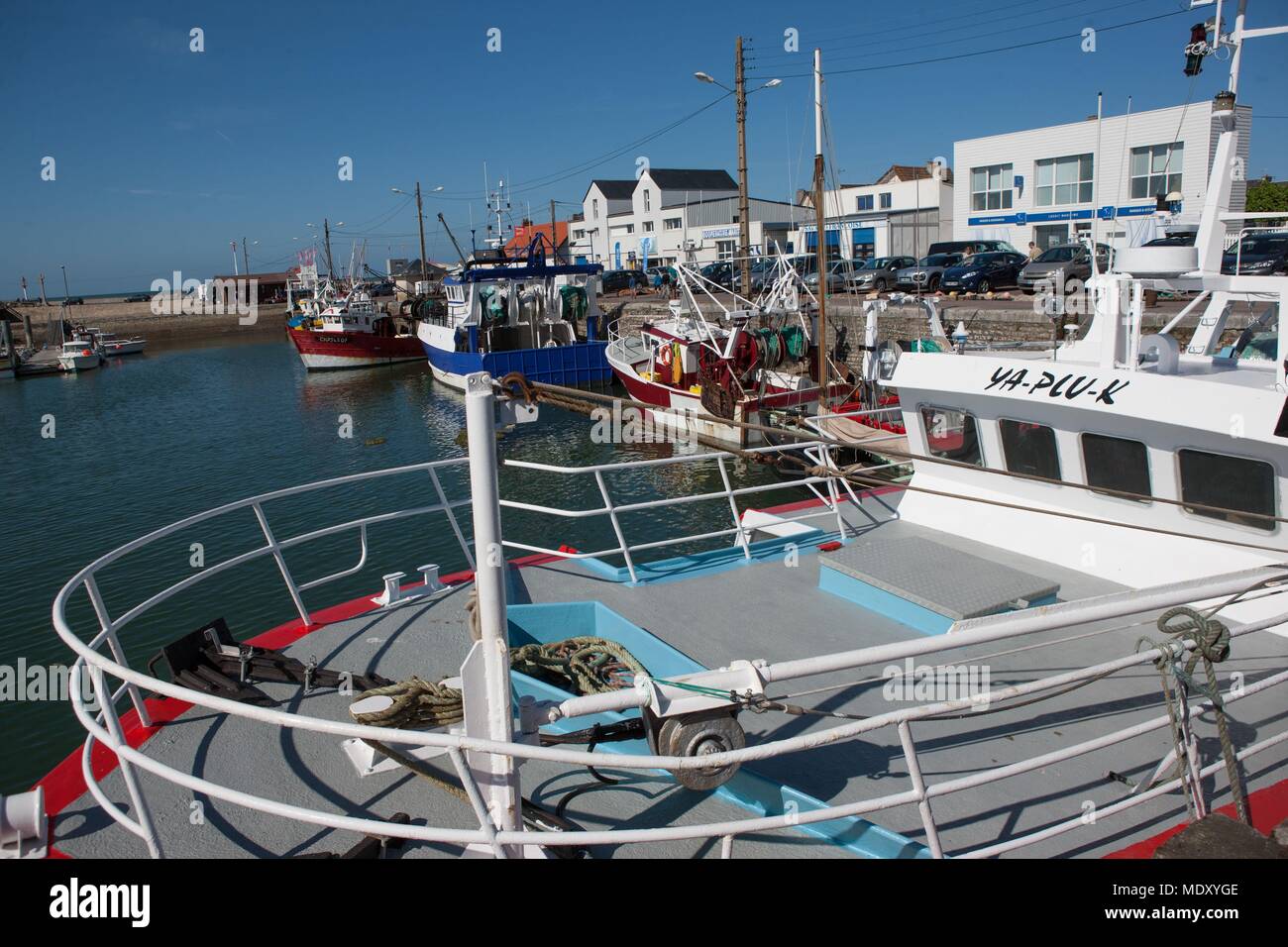 France, Normandy region, Calvados, Bessin, landing beaches, grandcamp ...