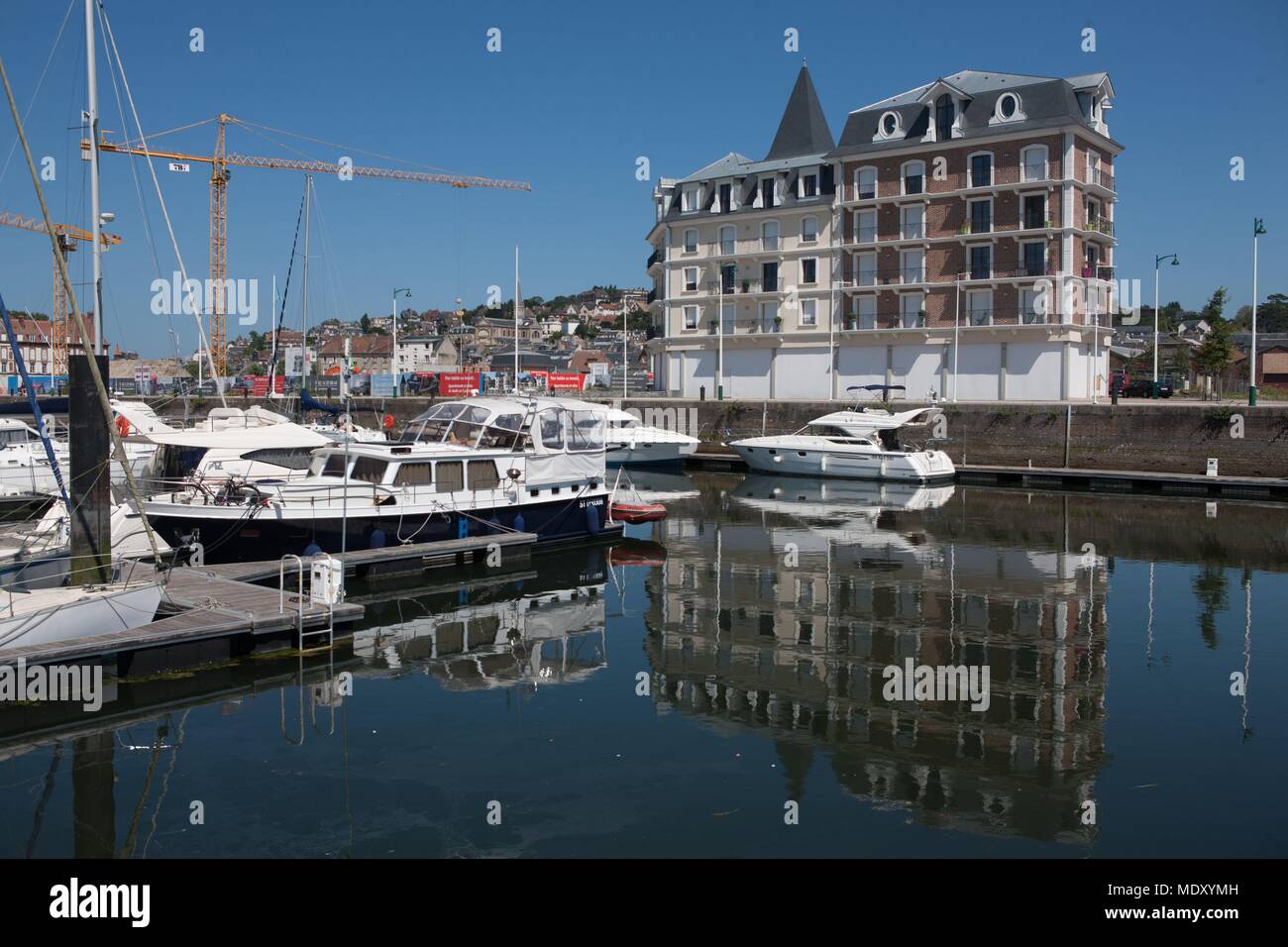France, Normandy region, Calvados, Côte Fleurie, Deauville, new ...
