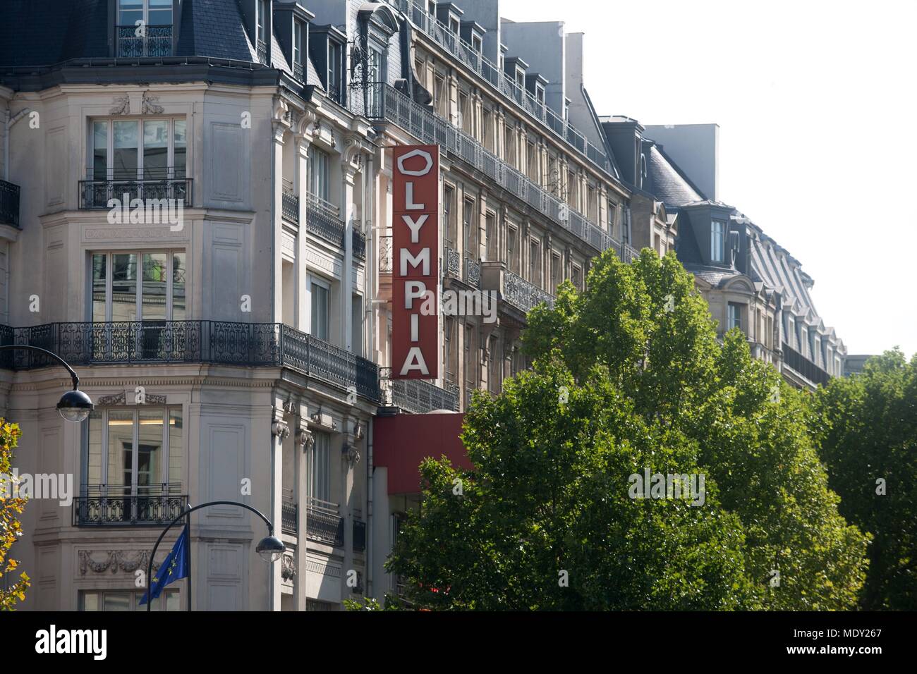 Paris, boulevard des capucines,the Paris Olympia Hall, Bruno Coquatrix ...