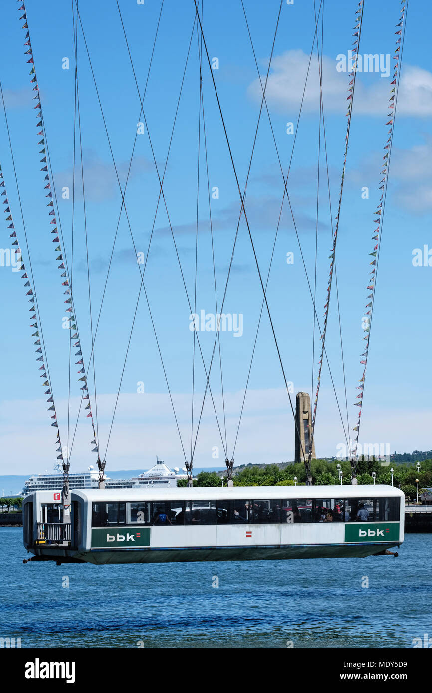 Vizcaya Bridge, the first mechanical transporter bridge in the world ...