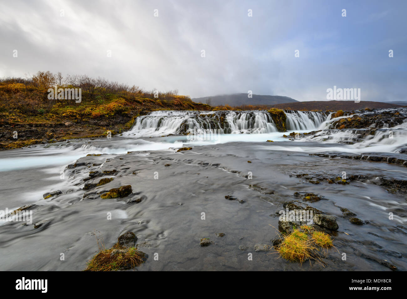 Bruarfoss waterfalls hi-res stock photography and images - Alamy