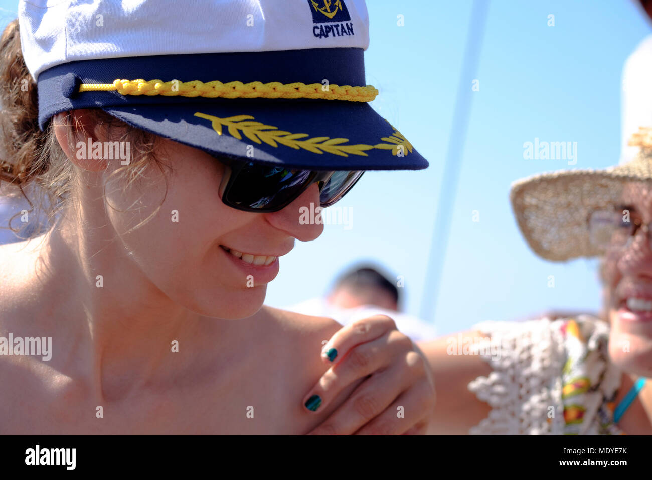Ship captain hat hi-res stock photography and images - Alamy