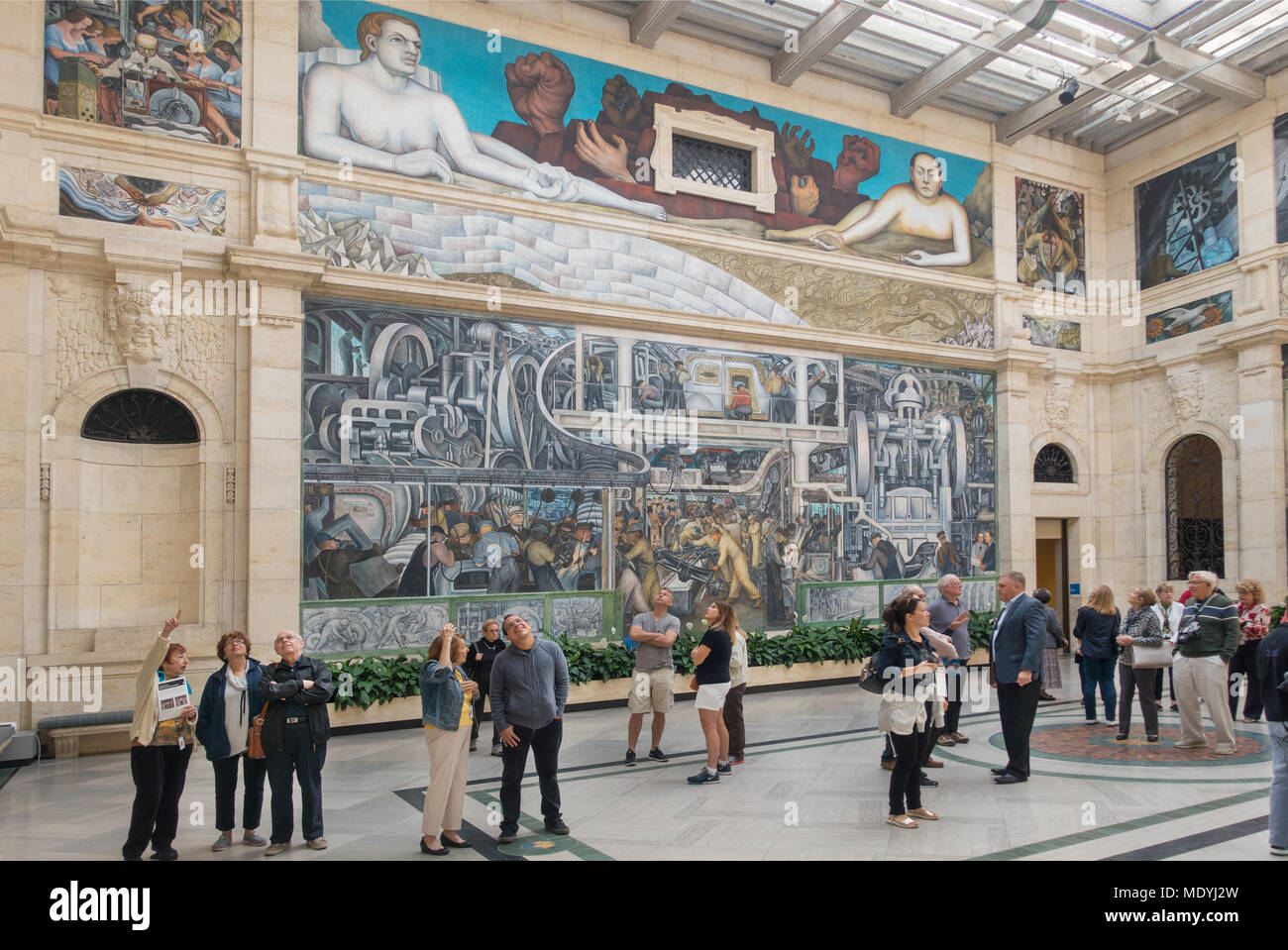 Diego rivera murals detroit hi-res stock photography and images - Alamy
