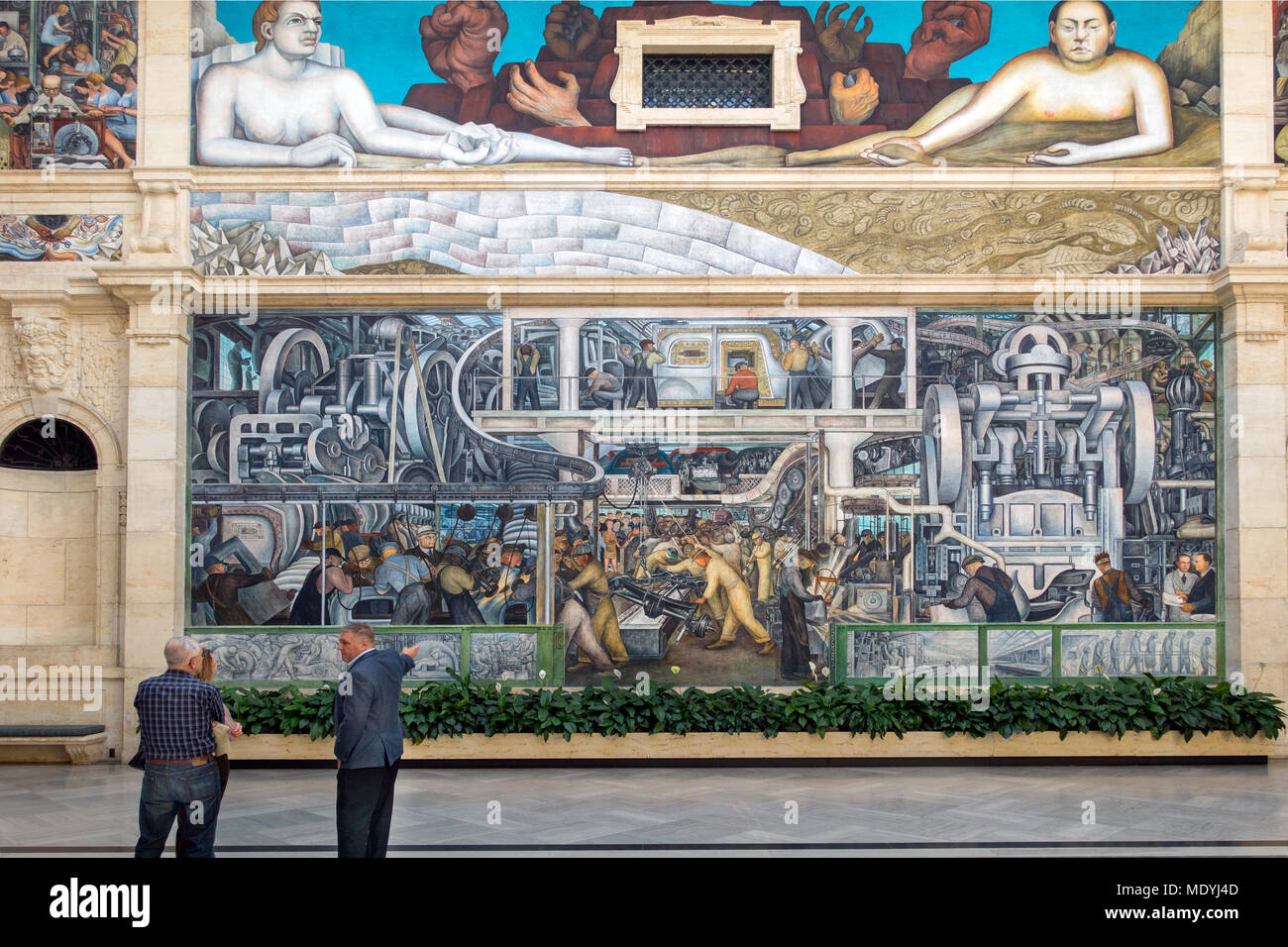 Diego rivera murals detroit hi-res stock photography and images - Alamy