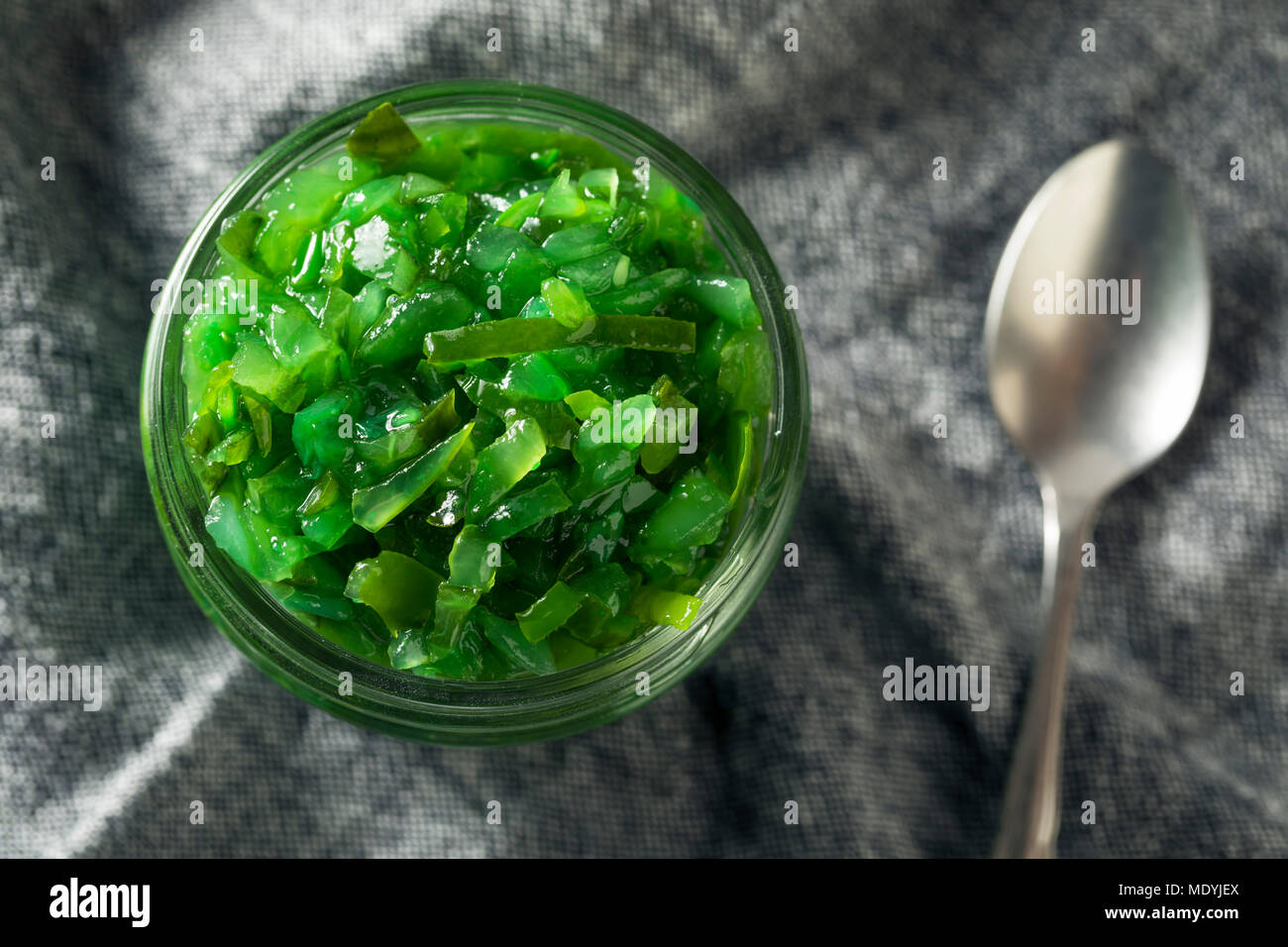 Neon Green Chicago Style Pickled Relish in a Bowl Stock Photo - Alamy