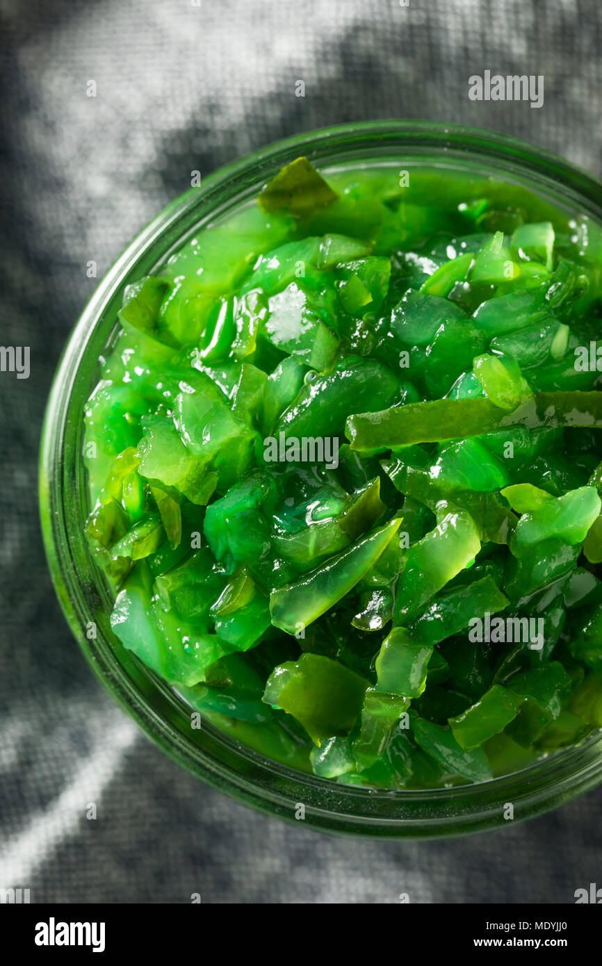 Neon Green Chicago Style Pickled Relish in a Bowl Stock Photo - Alamy