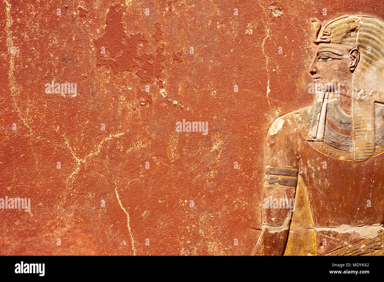 Ancient Egyptian wall background with a lot of blank space Stock Photo ...