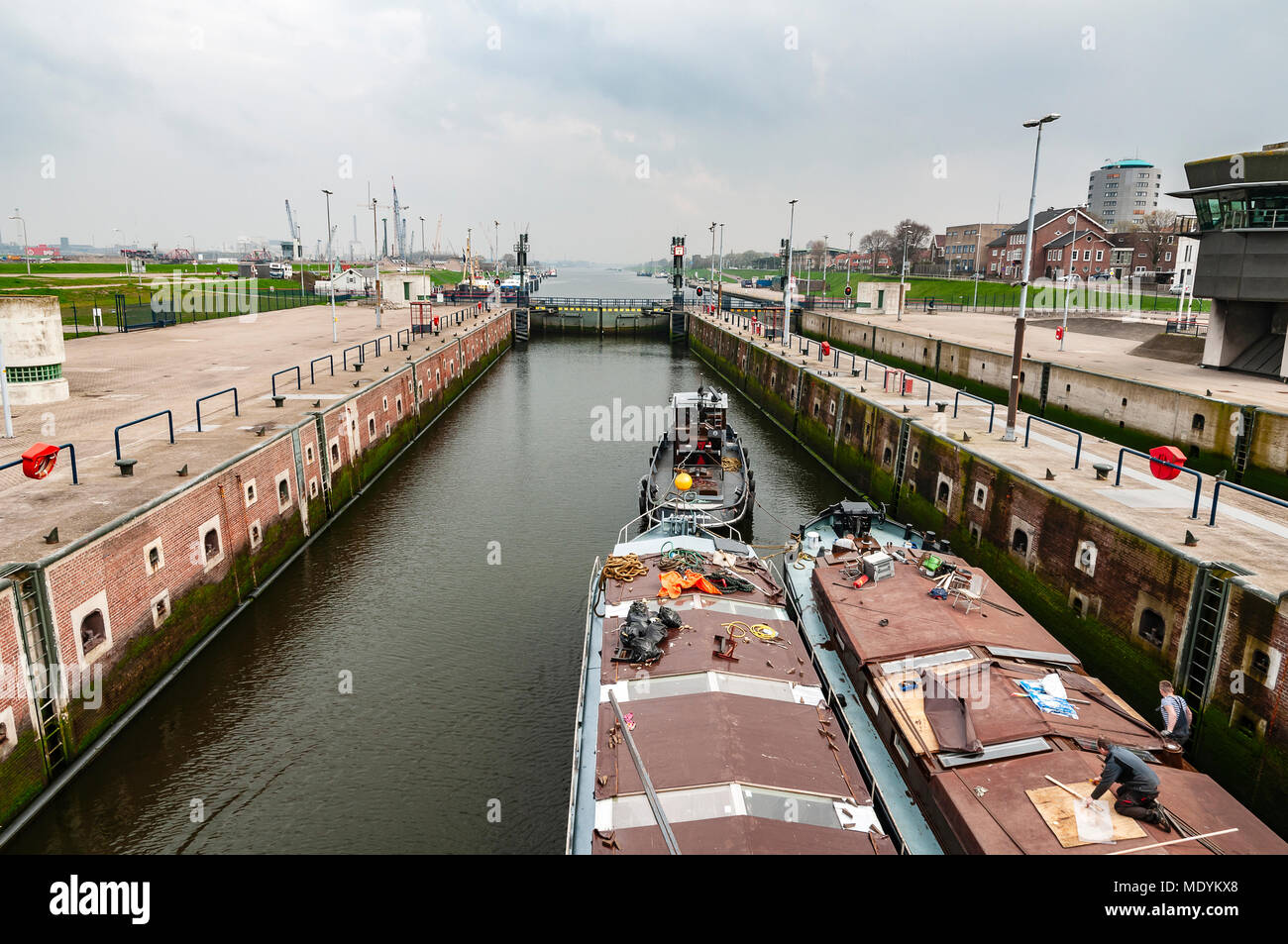 Small cargo boats hi-res stock photography and images - Alamy