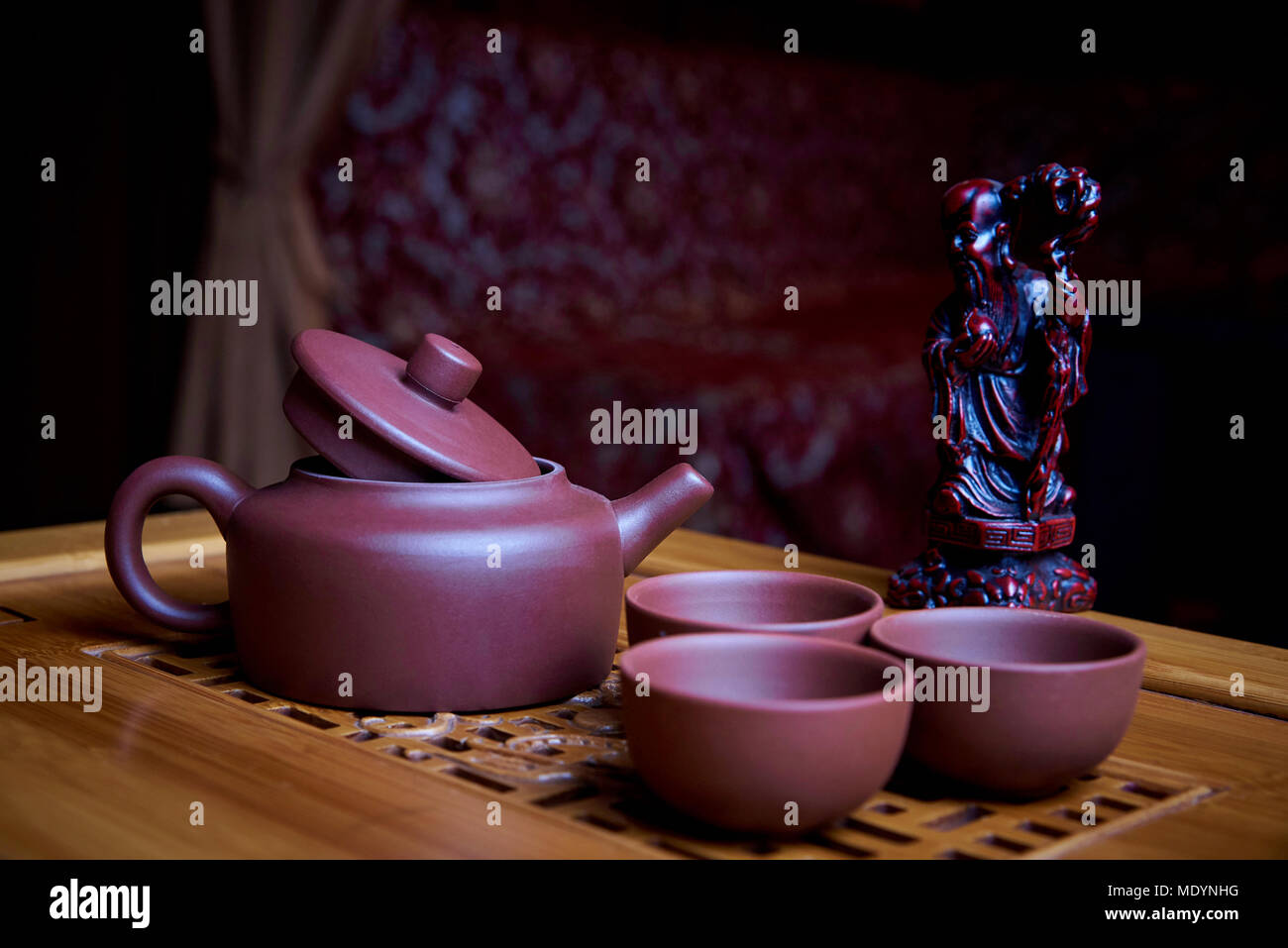 Clay tea set hi-res stock photography and images - Alamy