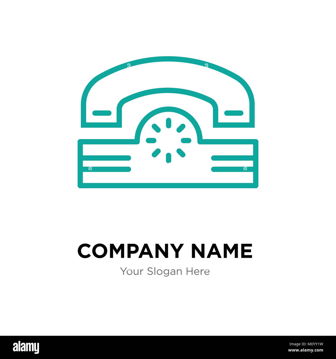 Telephone company logo design template, Business corporate vector icon ...