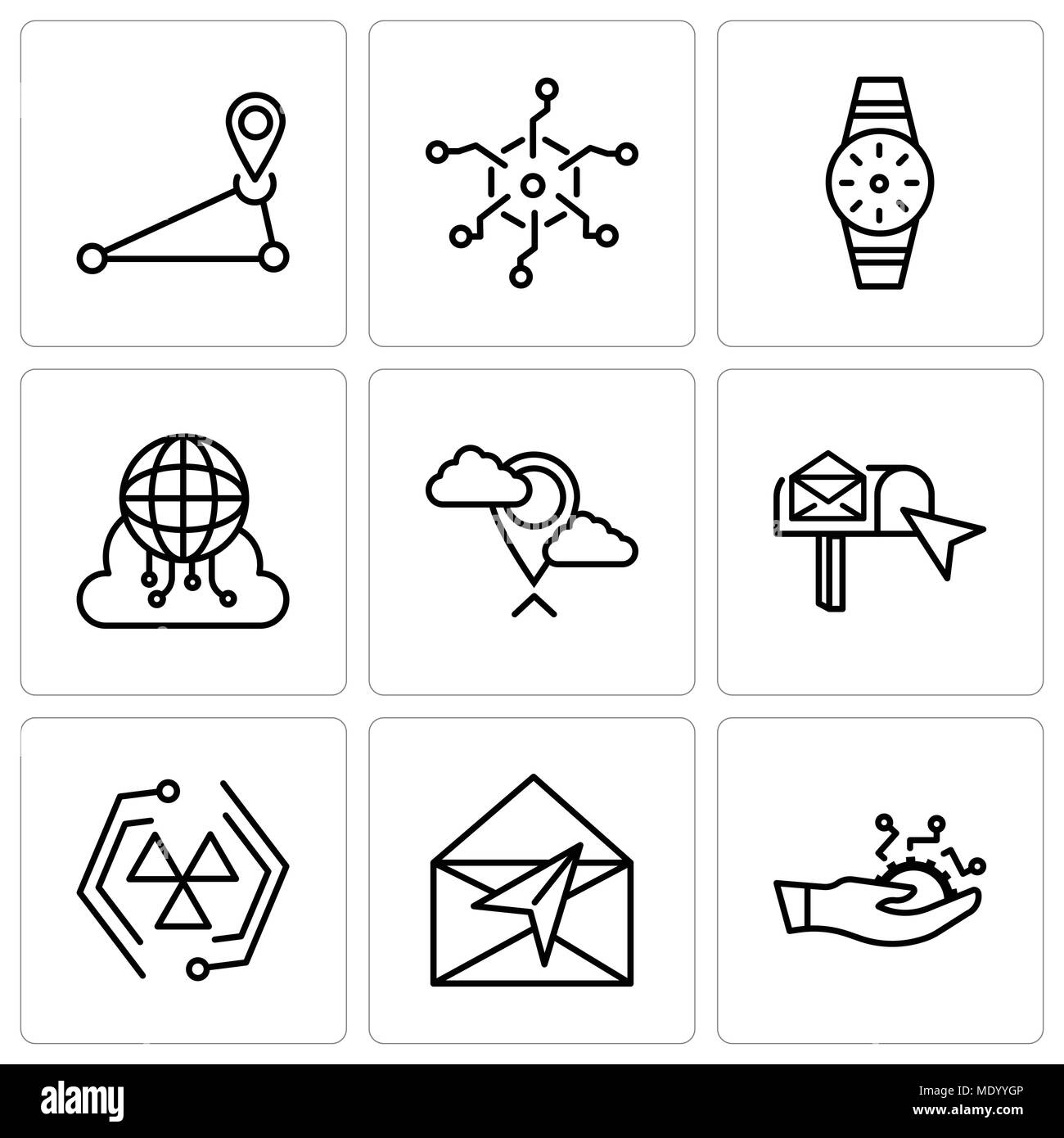 Email analytics vector vectors Cut Out Stock Images & Pictures - Alamy