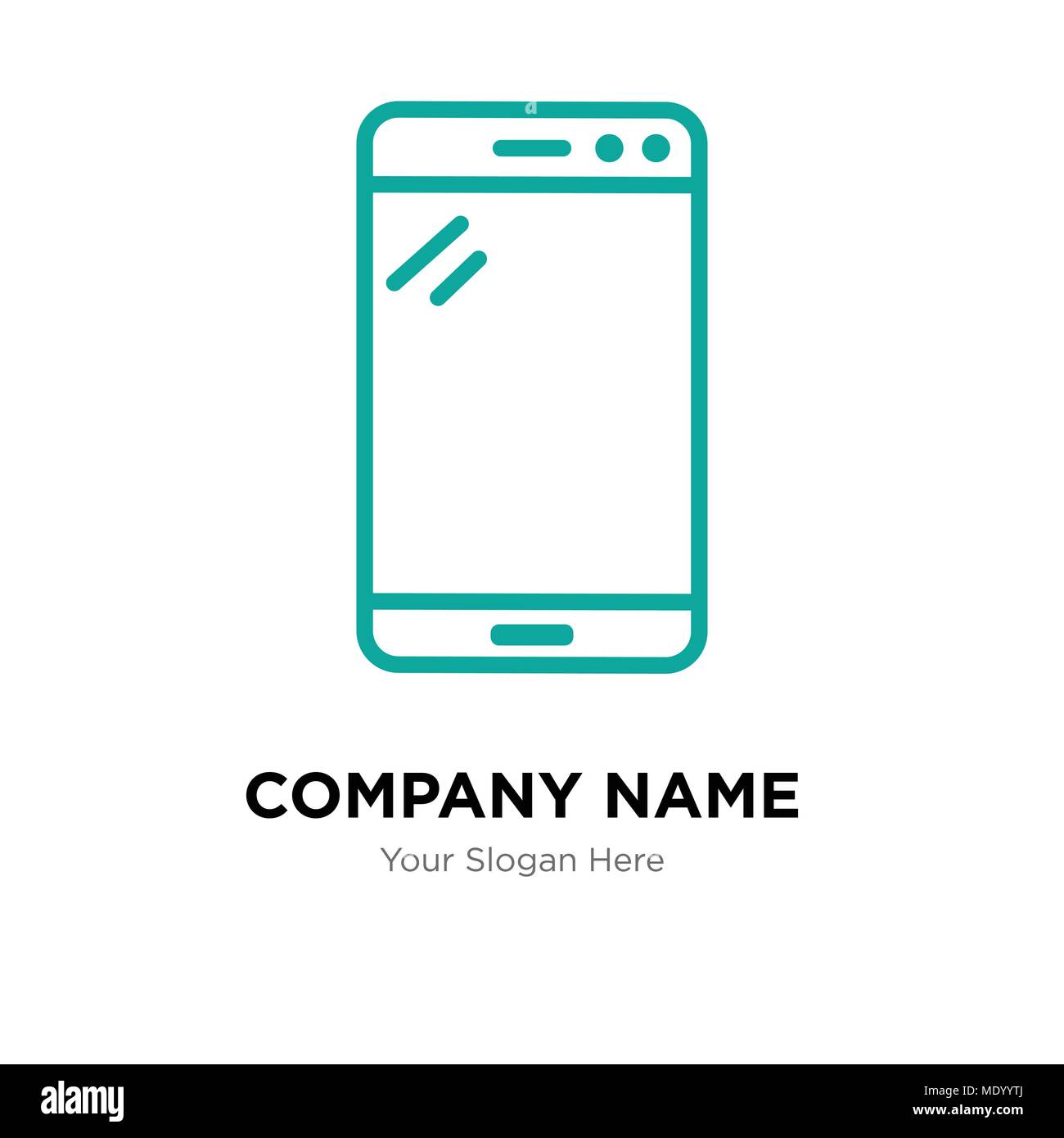 Tablet company logo design template, Business corporate vector icon ...