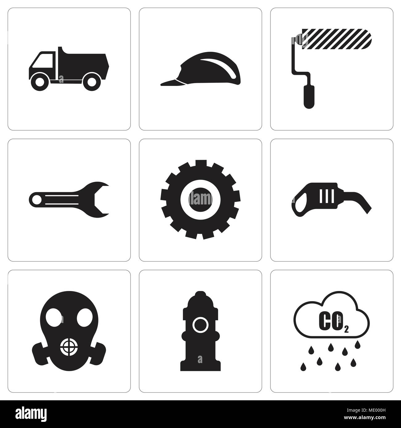 Mobile gas sign Cut Out Stock Images & Pictures - Alamy