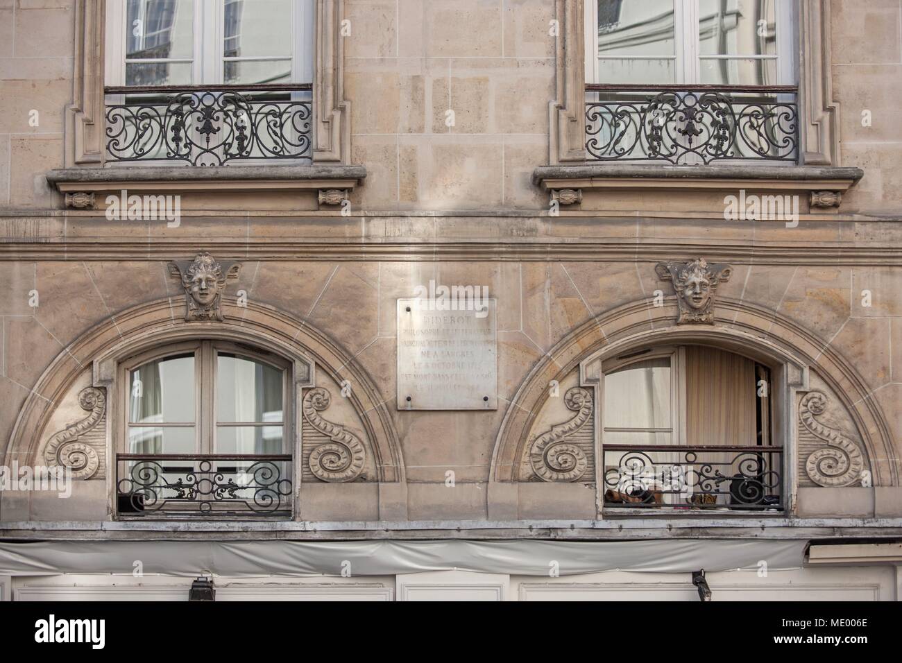Paris, 1th arrondissement,39 rue de richelieu, building where lived ...