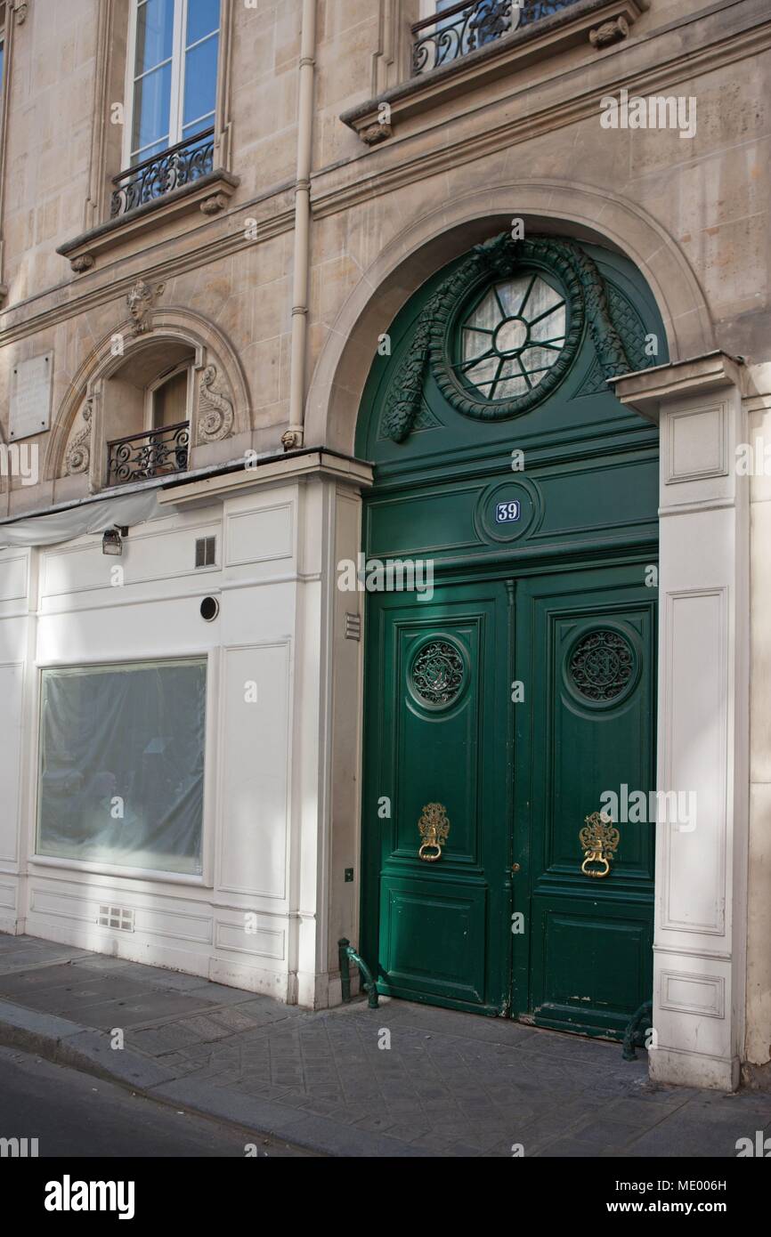 Paris, 1th arrondissement,39 rue de richelieu, building where lived ...