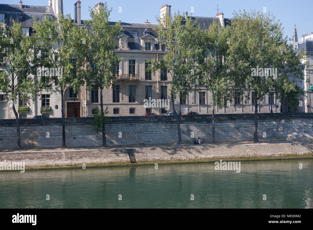Paris, 4th arrondissement, Île Saint Louis, 17 Quai d'Anjou, Hotel de ...