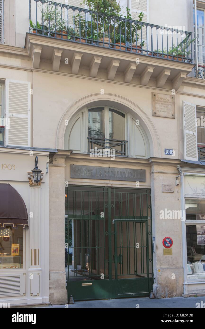 Paris, 7th arrondissement, 108 rue du bac, building where lived Romain ...