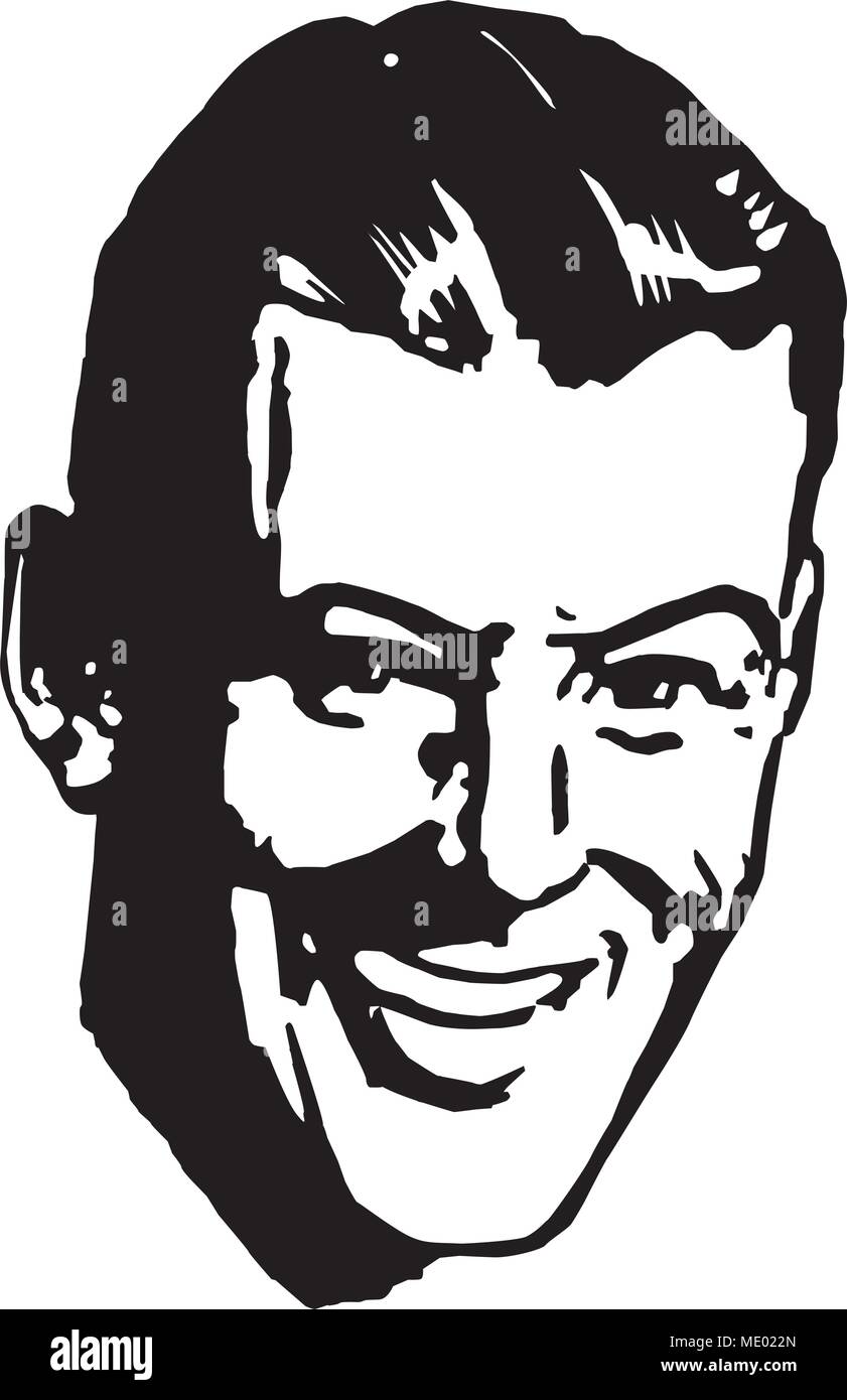 Cool Retro Guy - Retro Clipart Illustration Stock Vector Image & Art ...