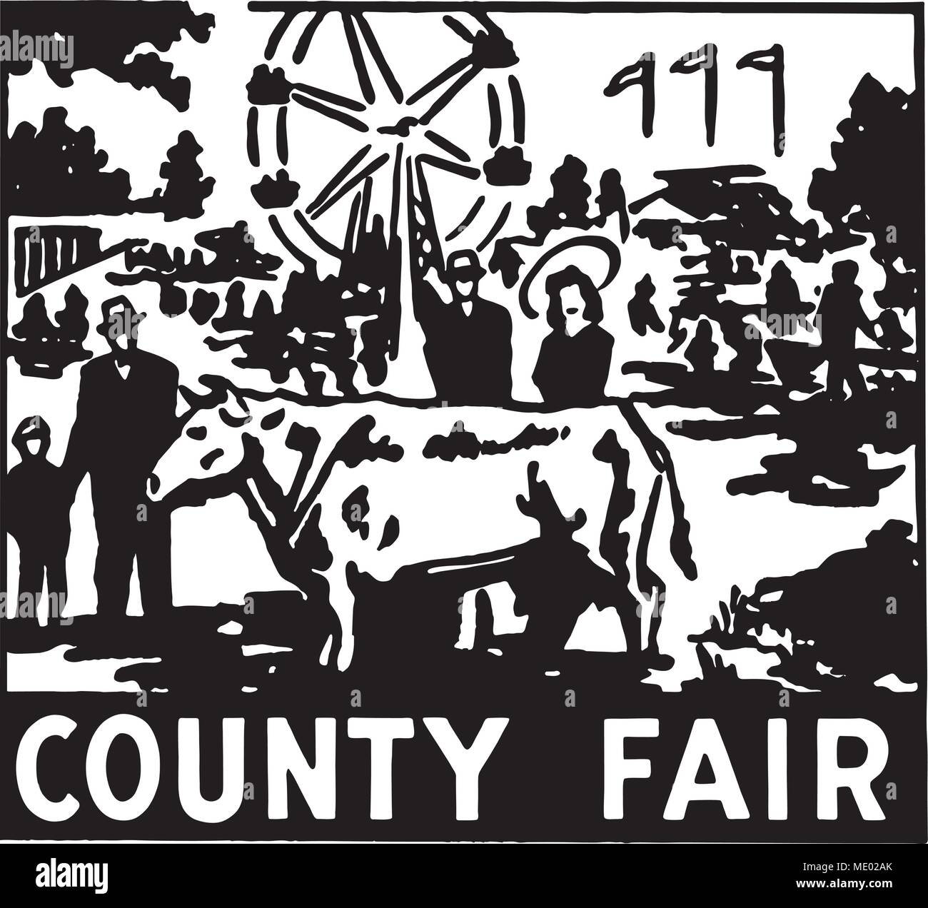County Fair Silhouette