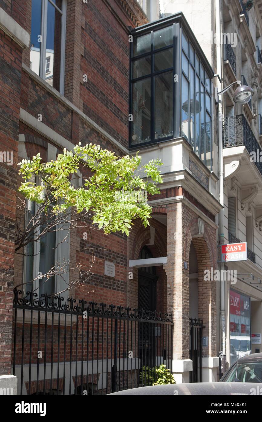 Paris, 16th arrondissement, 106 rue de Lauriston, house where lived ...