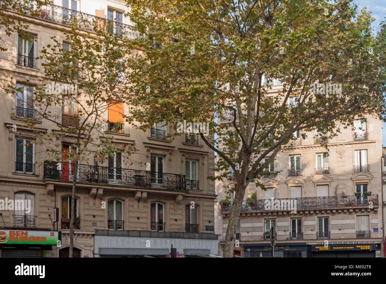 Paris, 18th arrondissement, 41 rue ordener, building where lived the ...
