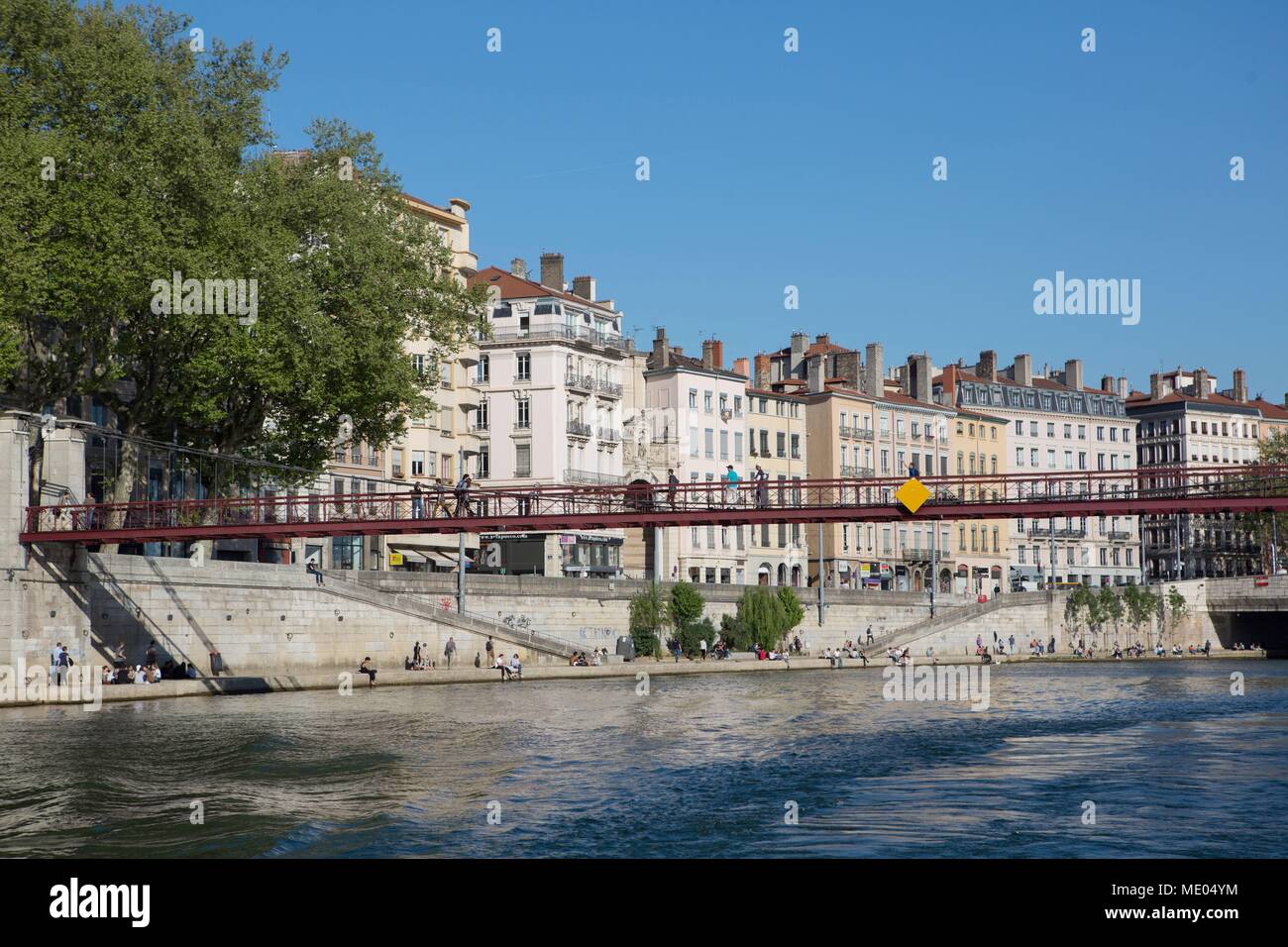 Saint vincent footbridge hi-res stock photography and images - Alamy