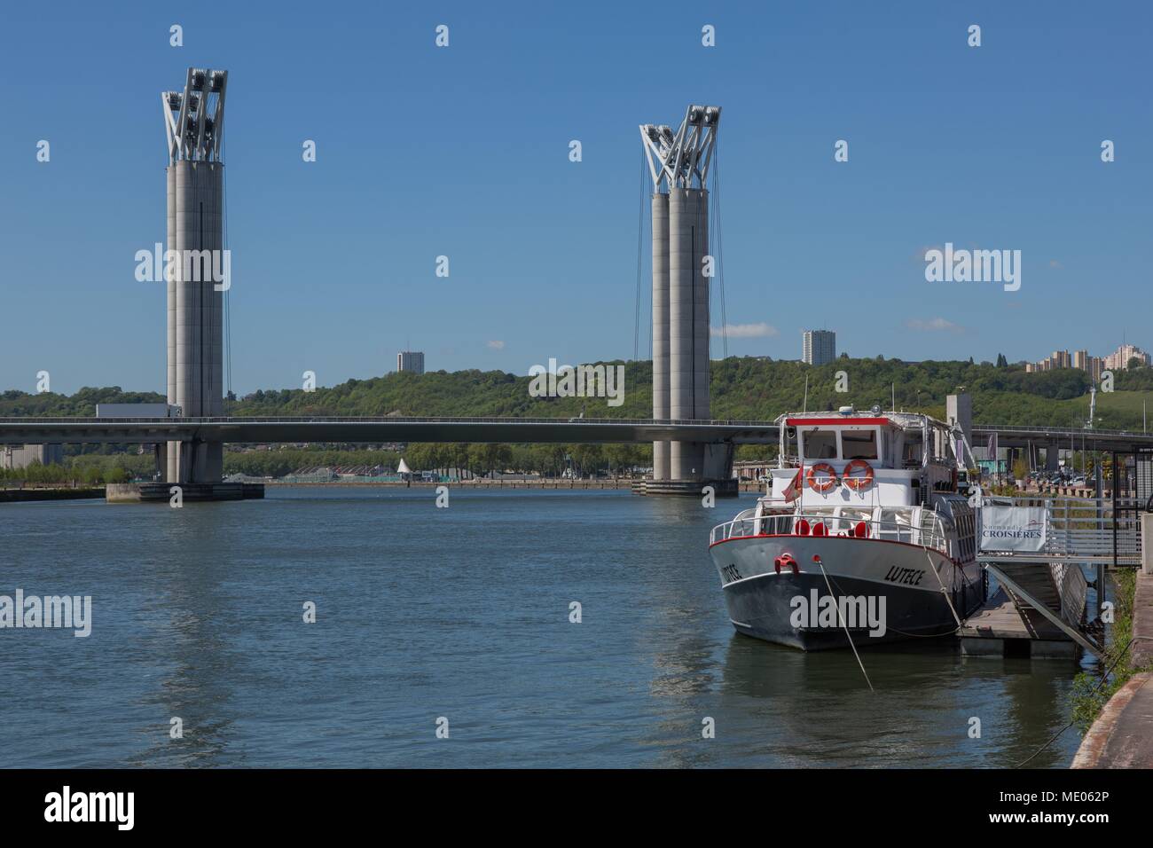 France, Rouen, quay, Promenade Normandie-Niemen, docks, former docks ...