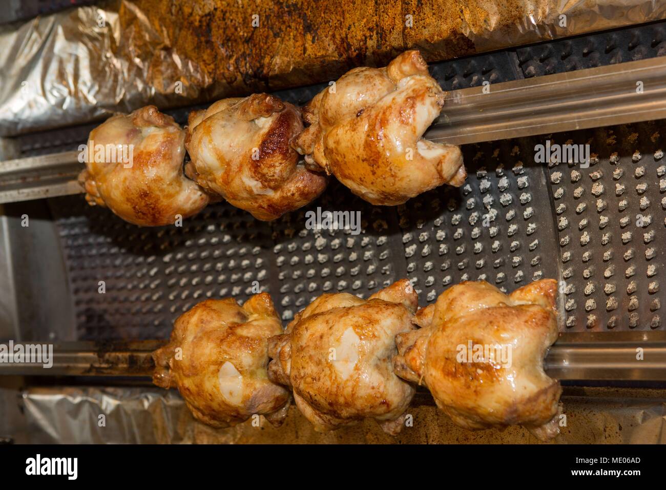 Paris, shops food, butcher's shop, meat, rotisserie Stock Photo - Alamy