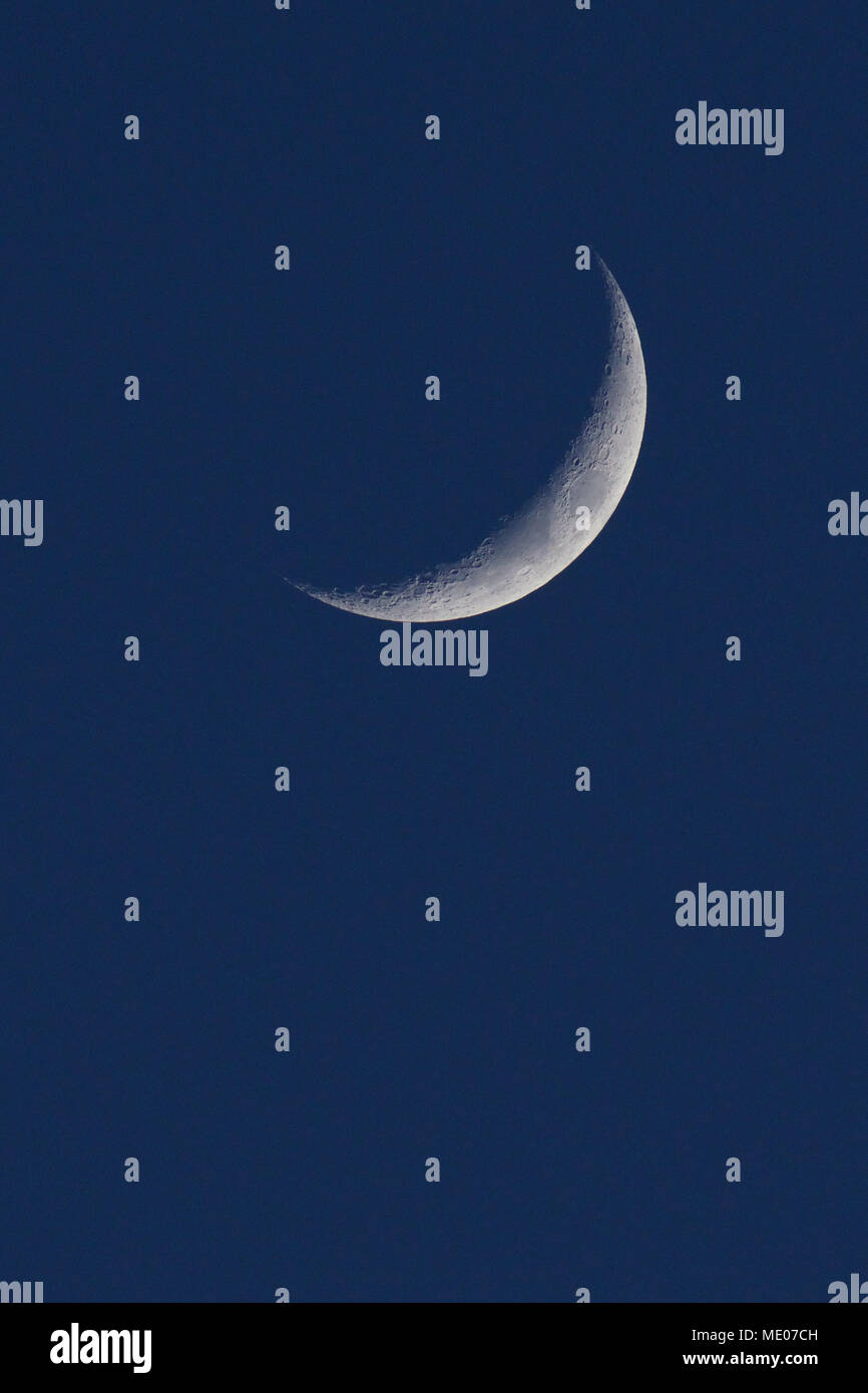 Crescent moon over sea hi-res stock photography and images - Alamy