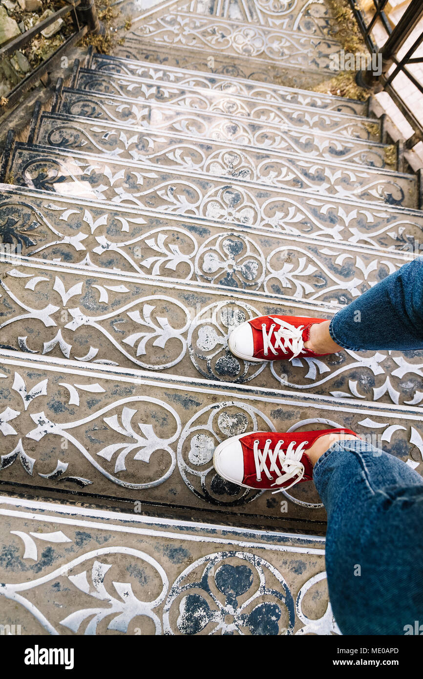 Hipster legs hi-res stock photography and images - Alamy