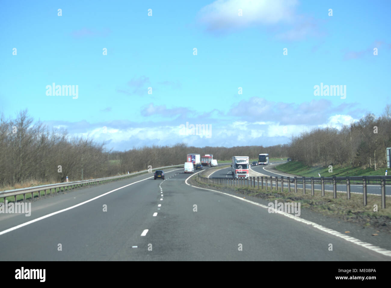 M77 motorway hi-res stock photography and images - Alamy