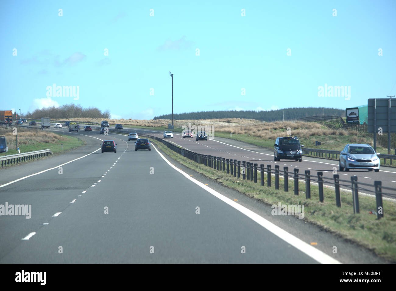 M77 motorway hi-res stock photography and images - Alamy