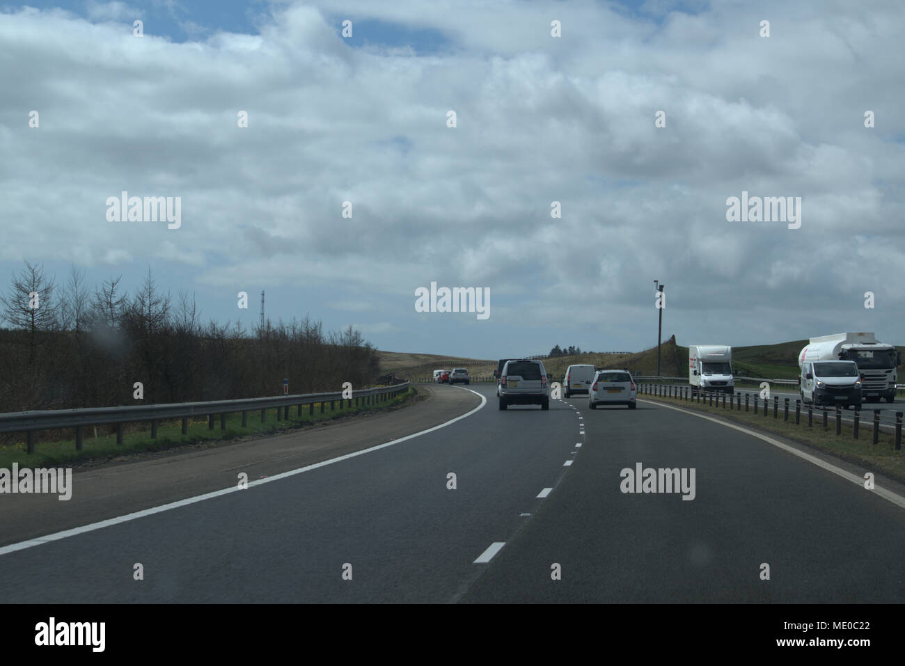 Views along the M77 motorway, Glasgow Stock Photo - Alamy