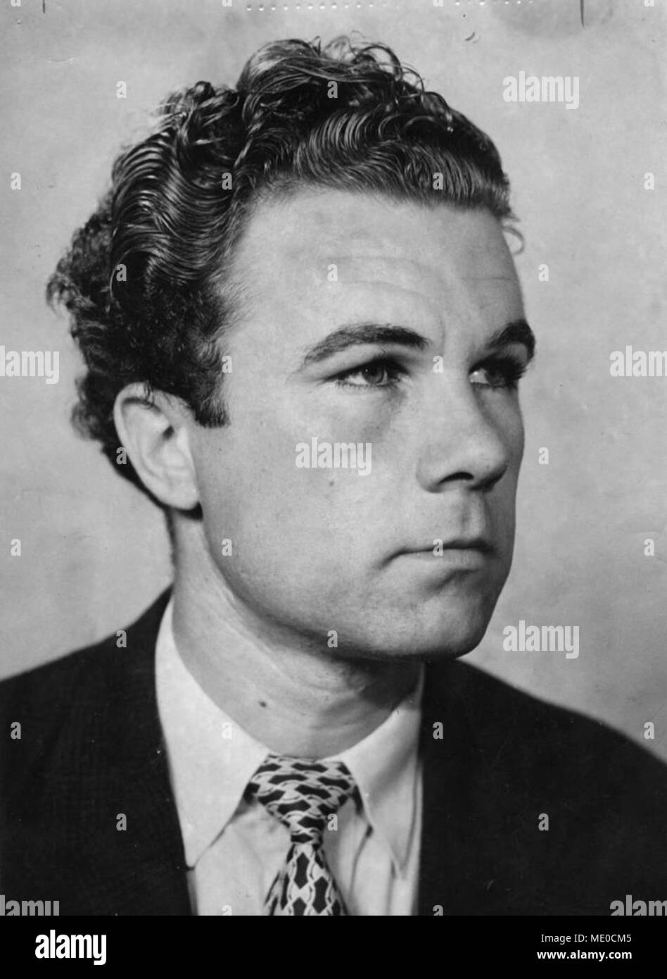 Head and shoulders portrait of Ken Wayne 1947 Stock Photo - Alamy