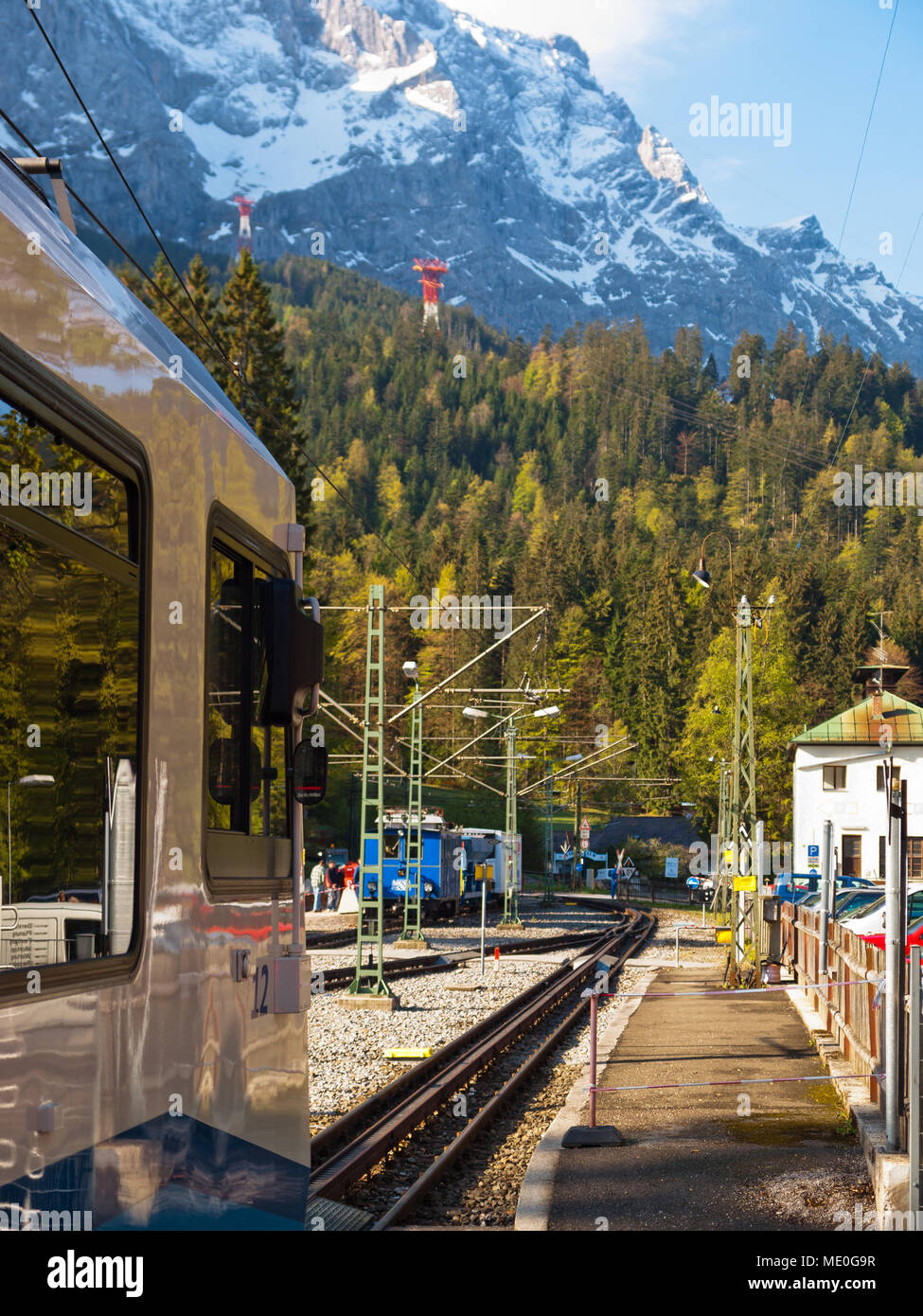 Bavarian Zugspitze Railway Stock Photo - Alamy